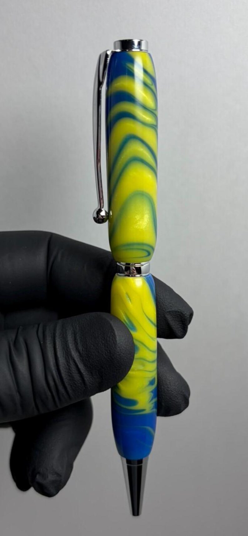 Swirl Pattern Resin Hand Made-twist Ballpoint Pens - Etsy