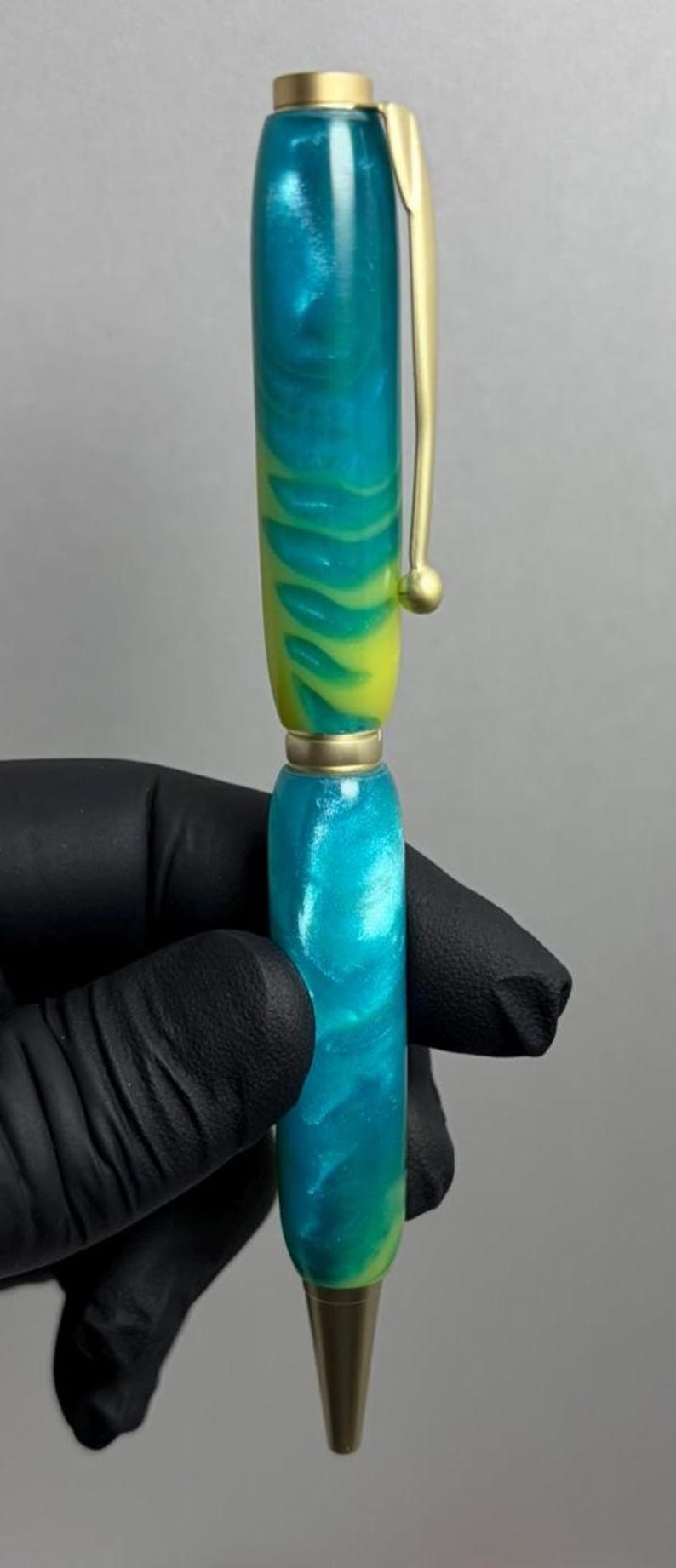Swirl Pattern Resin Hand Made-twist Ballpoint Pens - Etsy