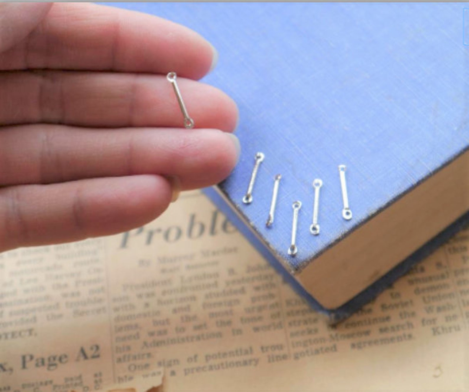 40pcs Silver Tone Mini Bar Connectors 15mm Great for - Etsy