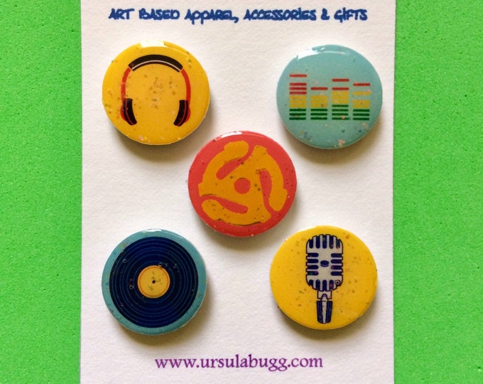 Retro Music Magnet Sets Refrigerator Magnets Home Office | Etsy