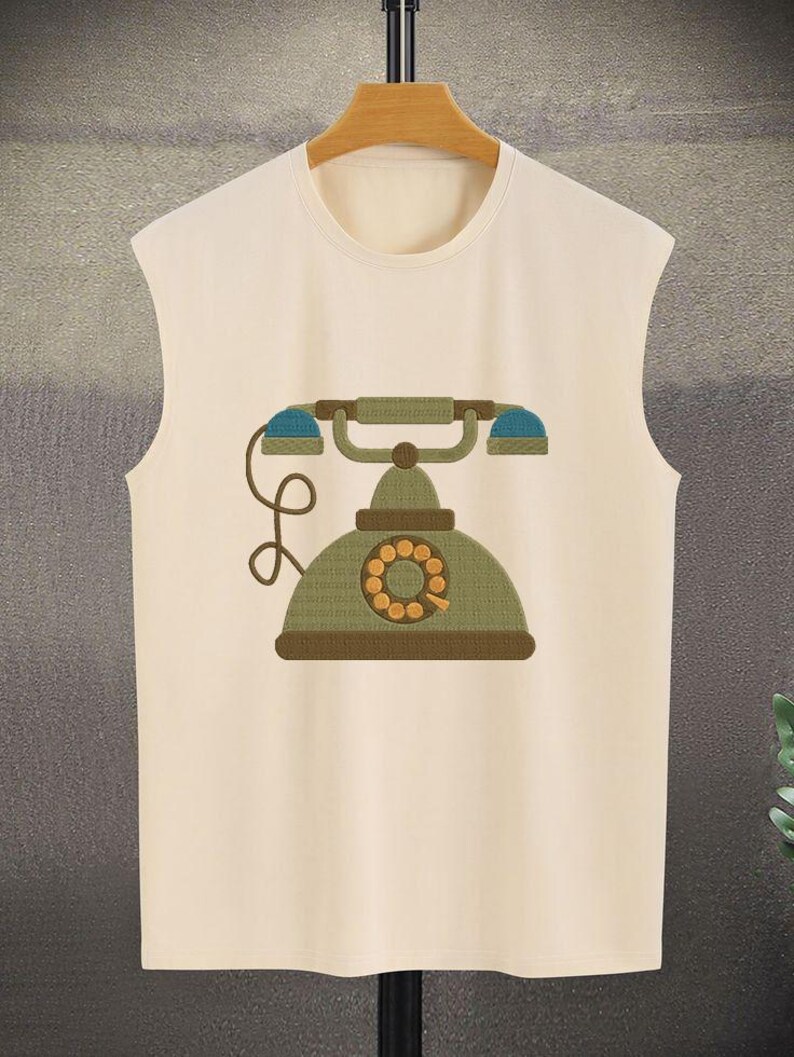 Vintage Telephone Embroidery Design Bundle | Retro Rotary Phone Machine ...