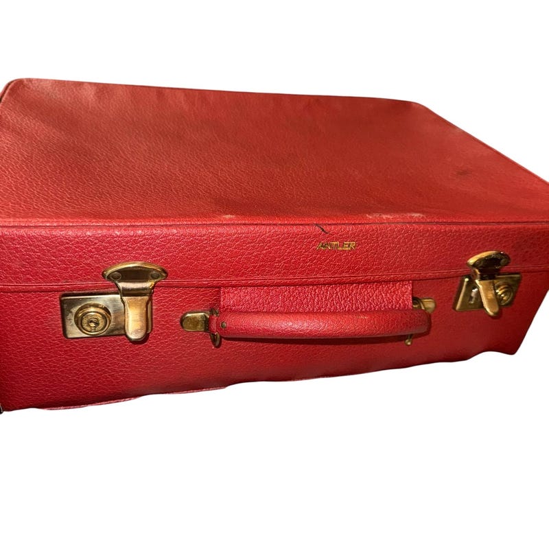 Vintage Antler Luggage - Etsy
