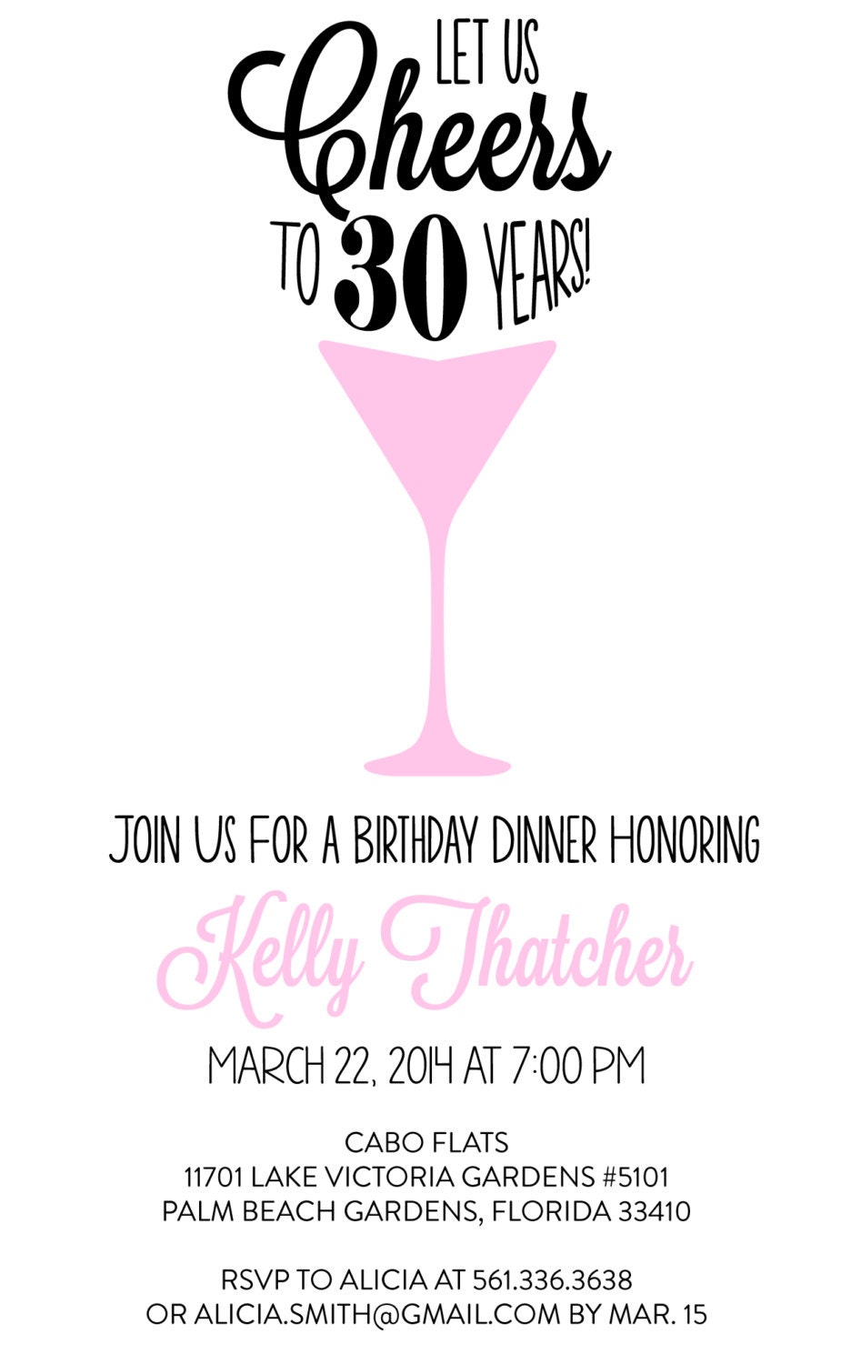 Printable Cheers Birthday Invitation Lovely Little Party | Etsy