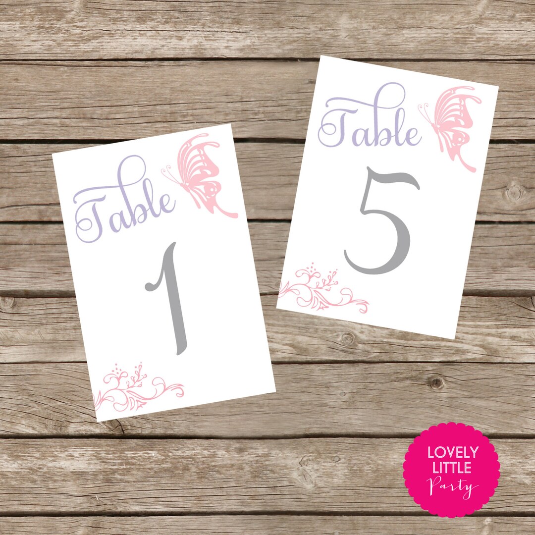 DIY Printable Baptism, Communion, Christening, Birthday Table Number ...