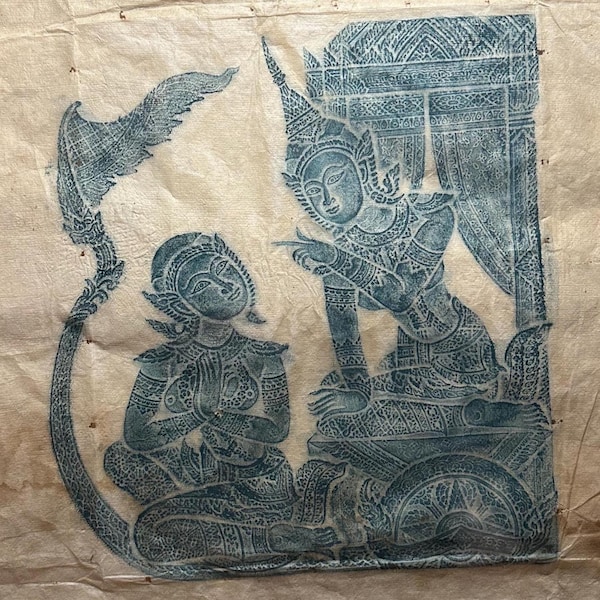 Temple Rubbing Thai - Etsy
