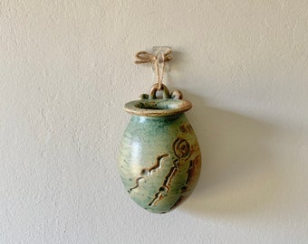 Pottery Wall Pocket | Etsy