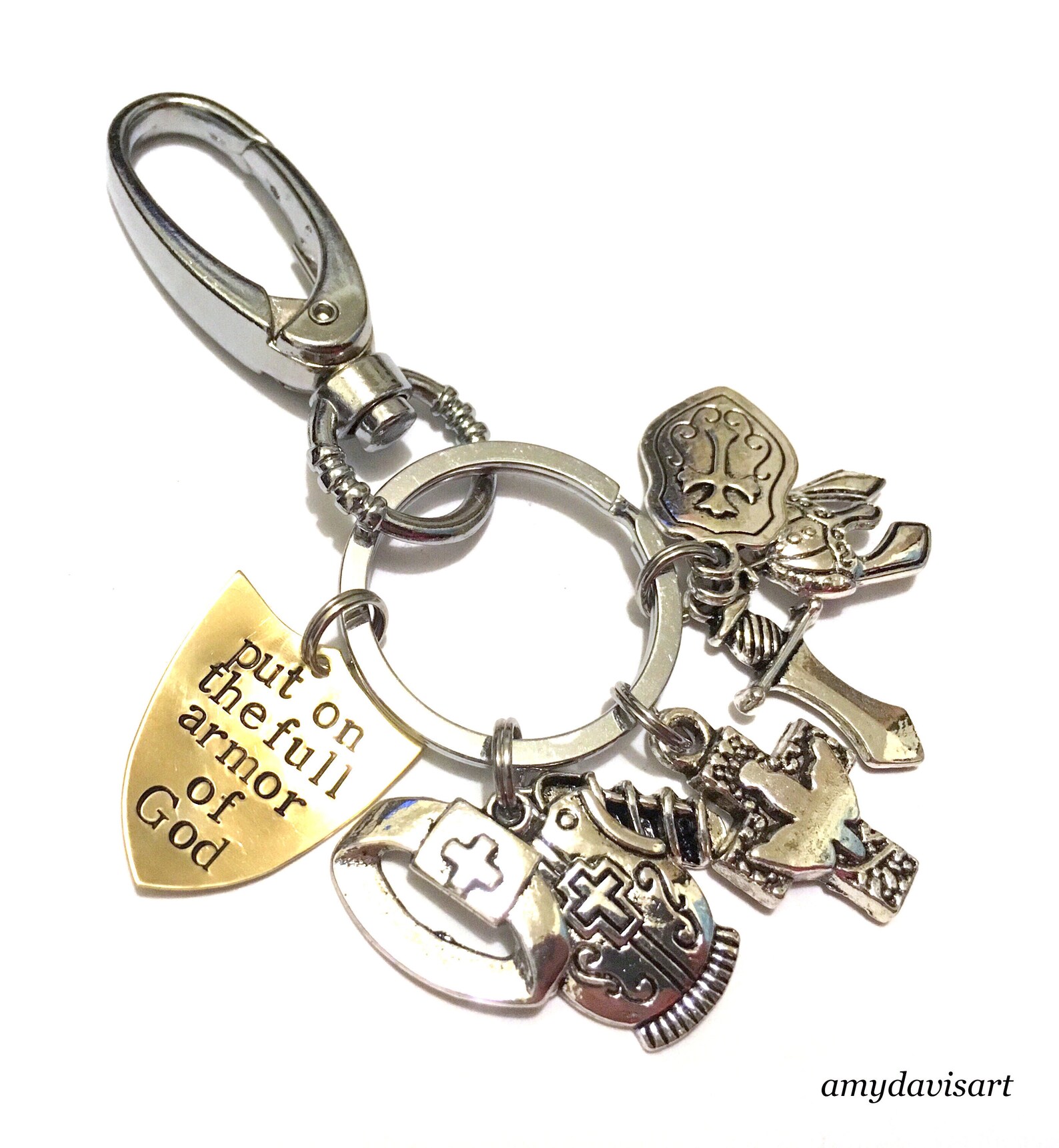 Armor Of God Keychain Christian Keychain Ephesians 6 Purse | Etsy