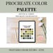 Procreate Green Color Palette – 30 Botanical Garden Swatches for ...