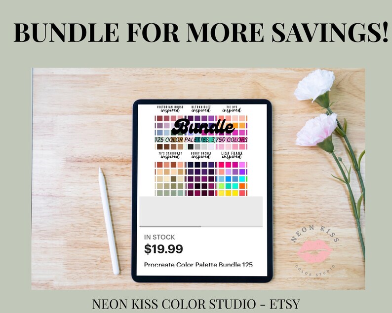 Procreate Green Color Palette – 30 Botanical Garden Swatches for ...