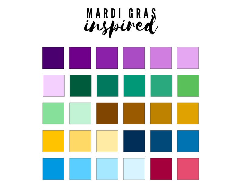 Procreate Color Palette Inspired Color Scheme Swatches Digital Art iPad ...