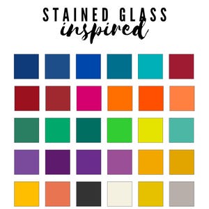 Procreate Color Palette Stained Glass Window Inspired Color Scheme ...