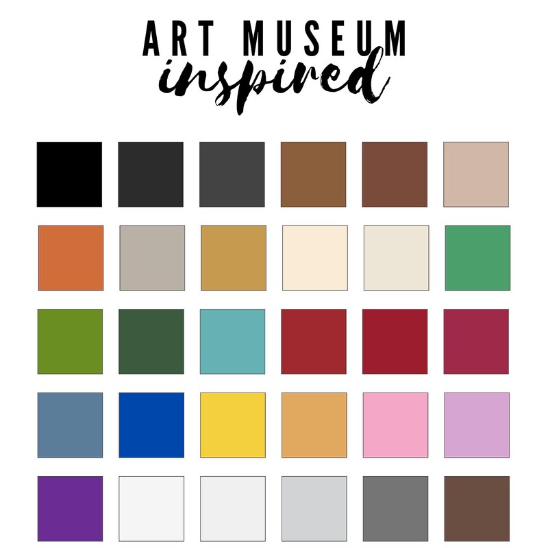 Color Palette Museum - Etsy