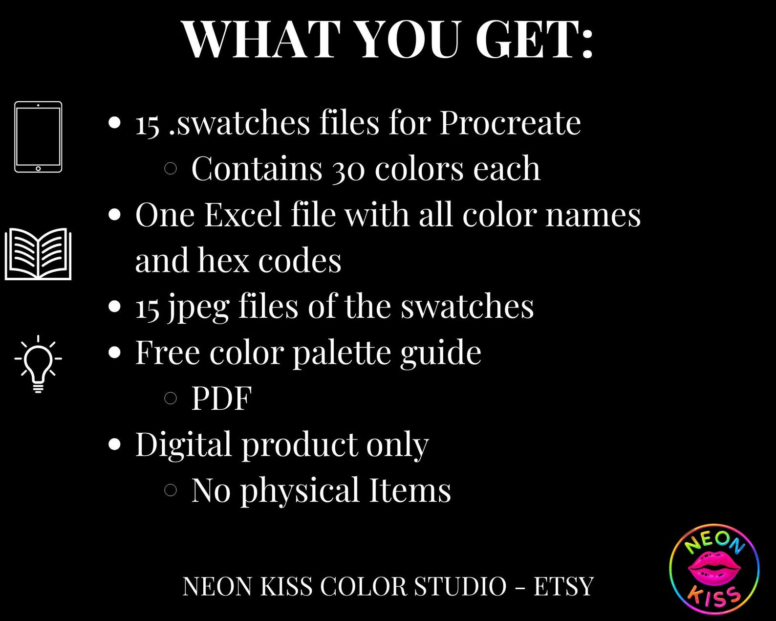 The Eras Vintage Retro Nostalgia Collection Color Palette Bundle for ...