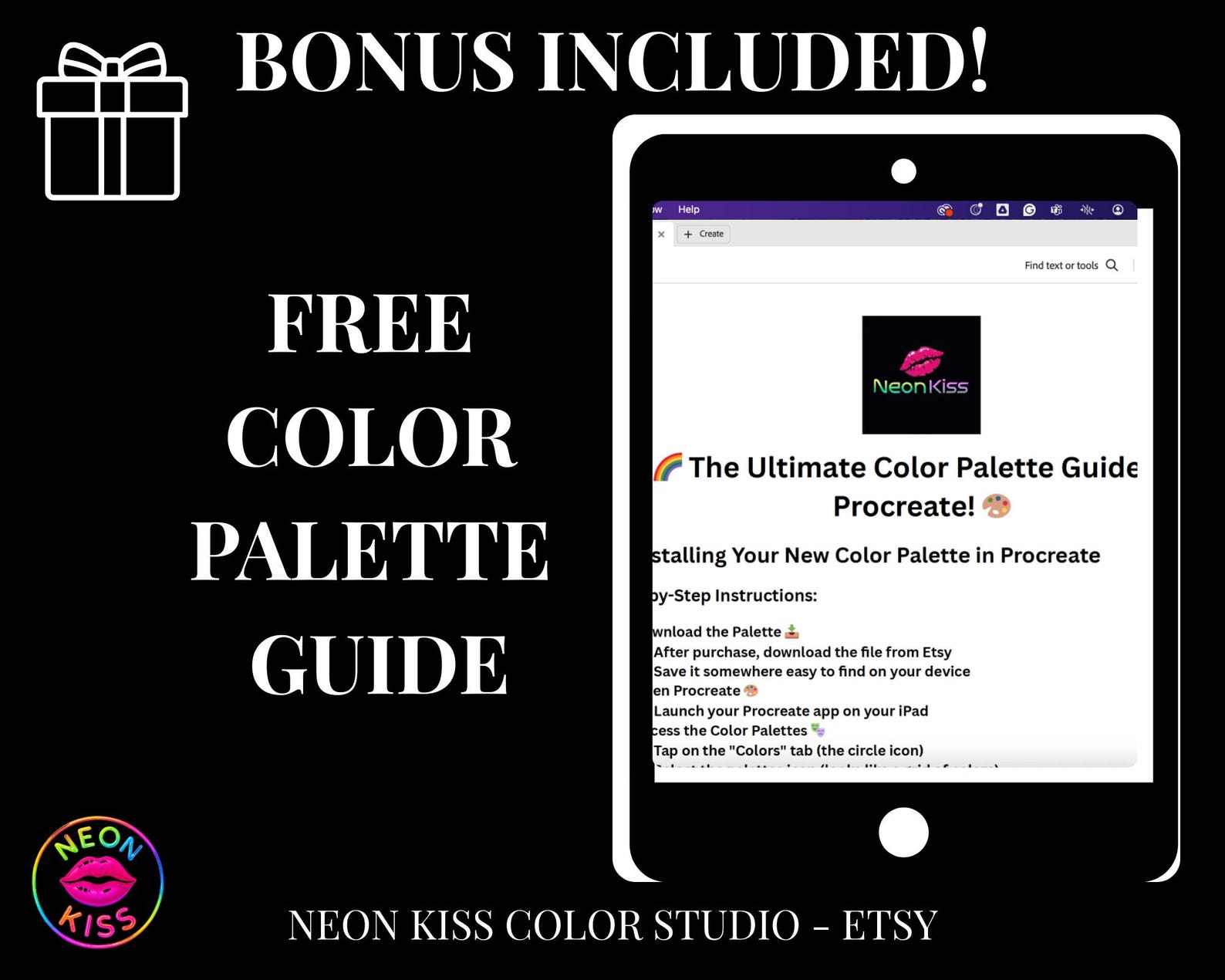 The Eras Vintage Retro Nostalgia Collection Color Palette Bundle for ...