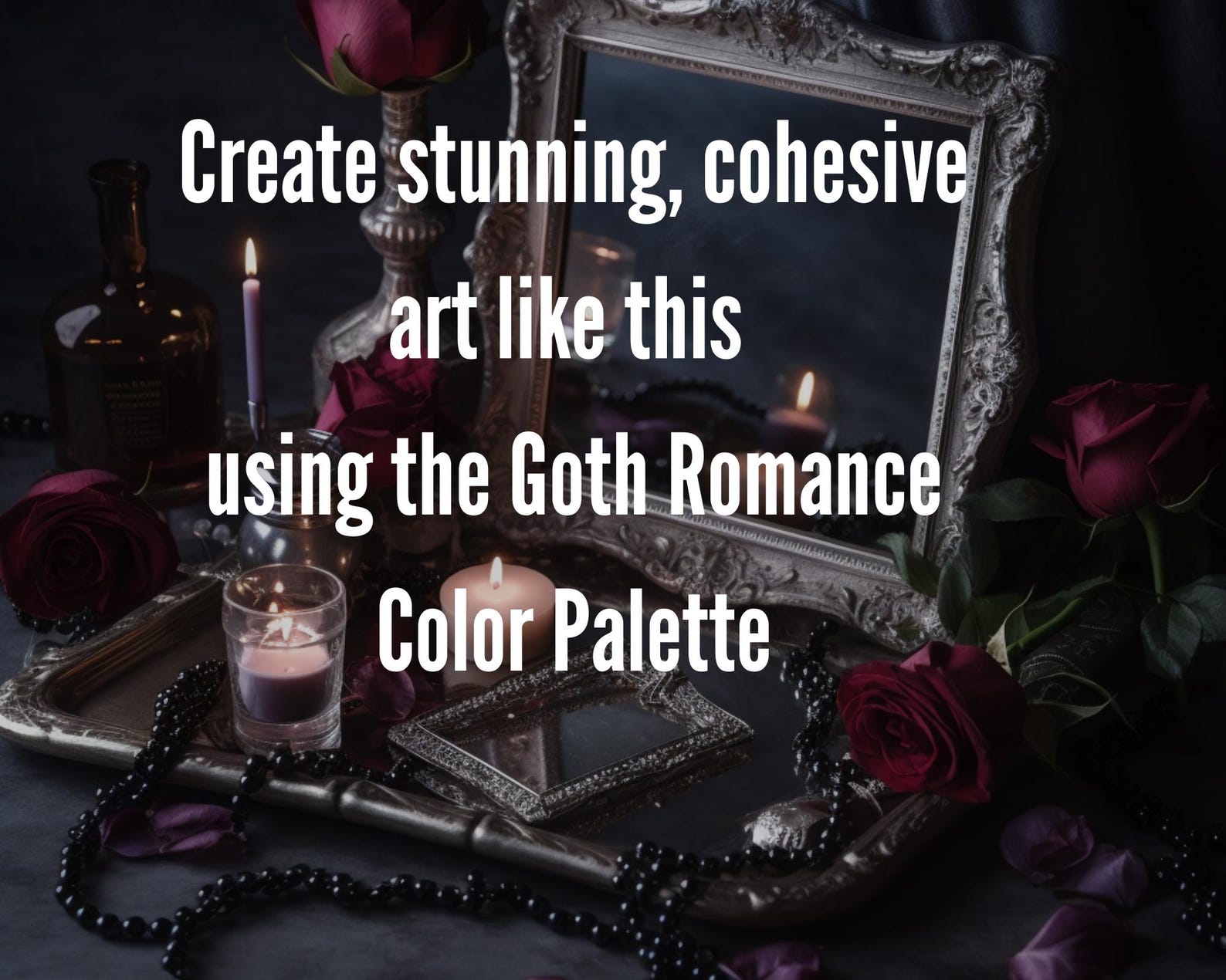 Procreate Color Palette Goth Romance Love Valentine's Day Inspired ...