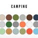 Procreate Color Palette Camping Hiking Travel Outdoor Nature Vibes ...