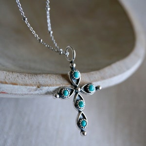 Turquoise Cross - Etsy