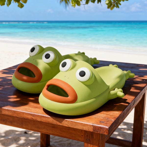 Cartoon Sandals - Etsy UK