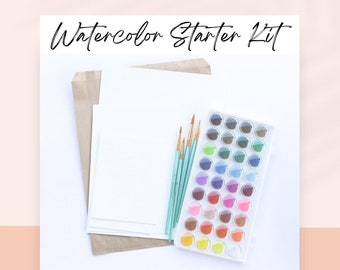 Watercolor Starter Kit for Kids - Etsy