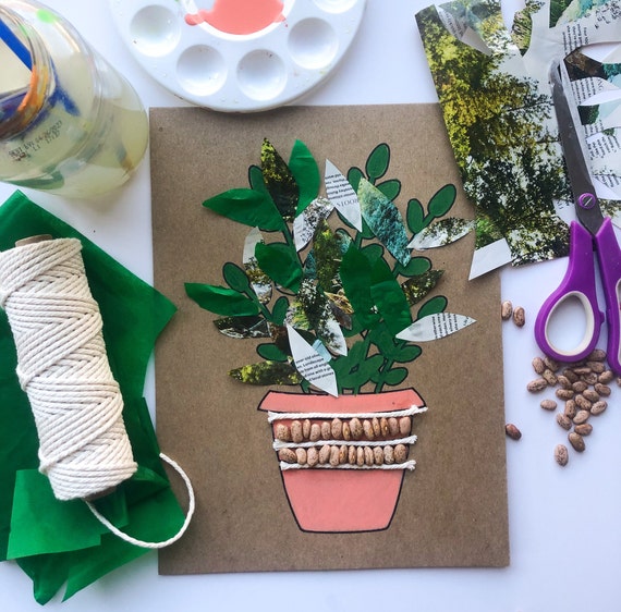 Kits Plant Mini Art Kit Paper, Party & Kids etna.com.pe