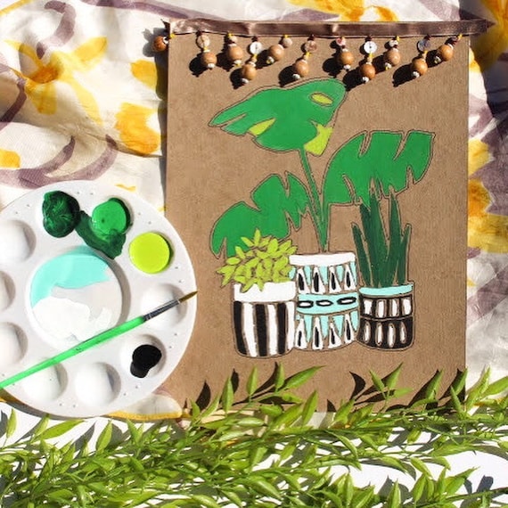 Kits Plant Mini Art Kit Paper, Party & Kids etna.com.pe
