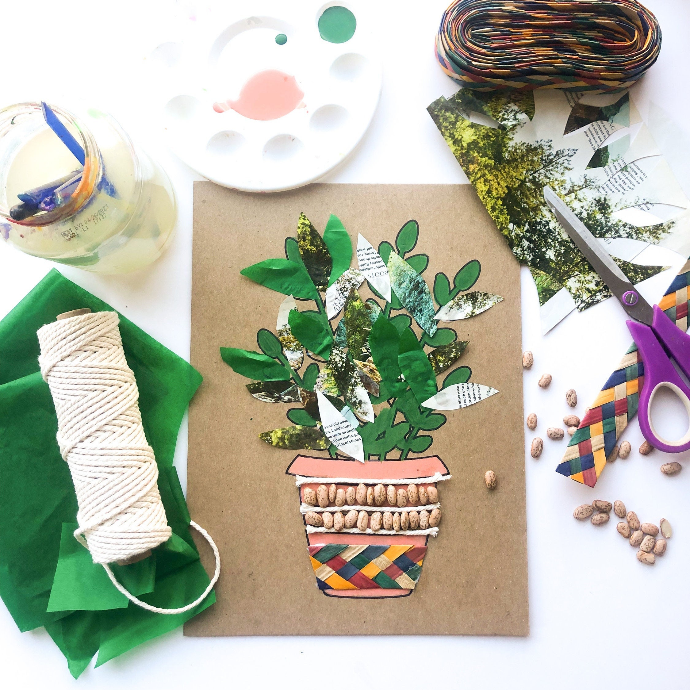 Kits Plant Mini Art Kit Paper, Party & Kids etna.com.pe