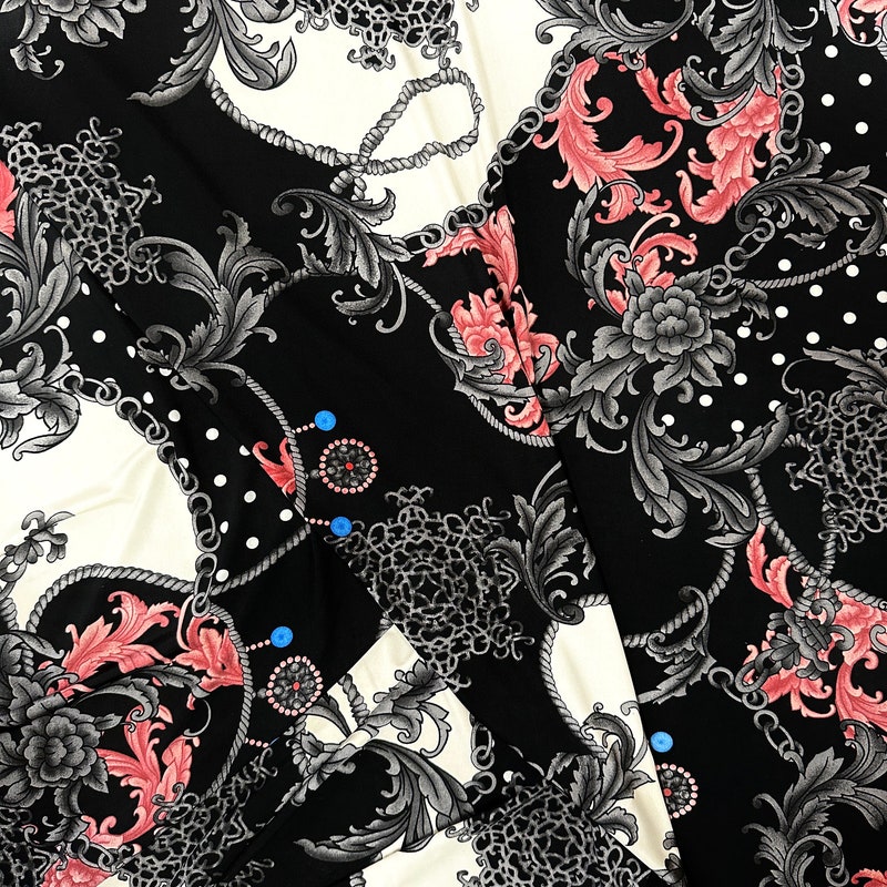 Chain Print Fabric - Etsy