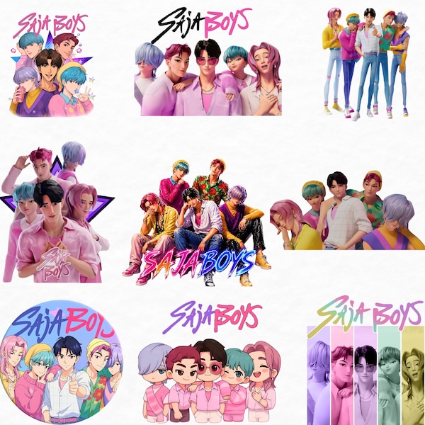 K Pop Saja Cake Topper - Etsy UK