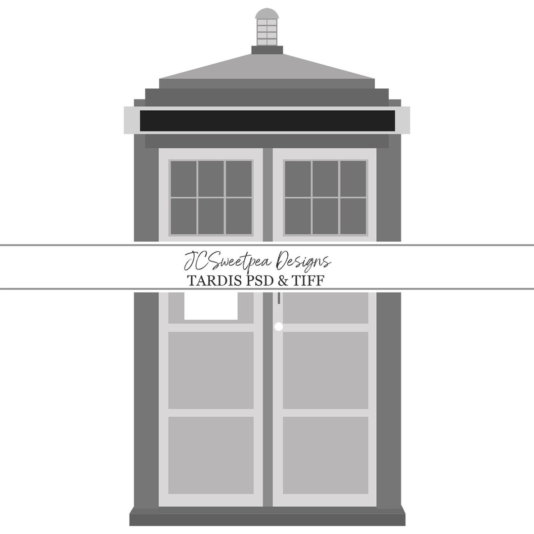 TARDIS PSD and TIF for Commercial & Personal Use - Instant Download - Etsy