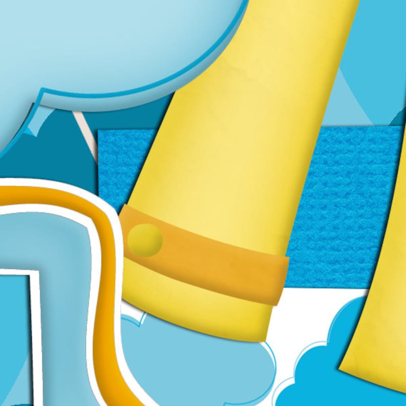 April Showers Digital Scrapbooking Kit - Etsy