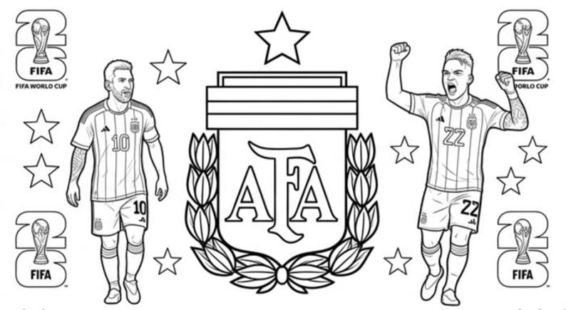 Soccer World Cup Coloring Page | Kids Flags & Jerseys Activity (PDF ...