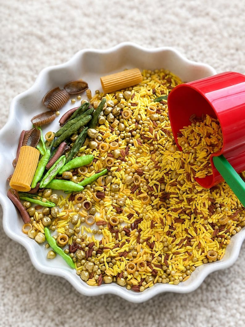 Bee Sensory Bin Filler Mix | Yellow Spring Nature Theme, Montessori ...