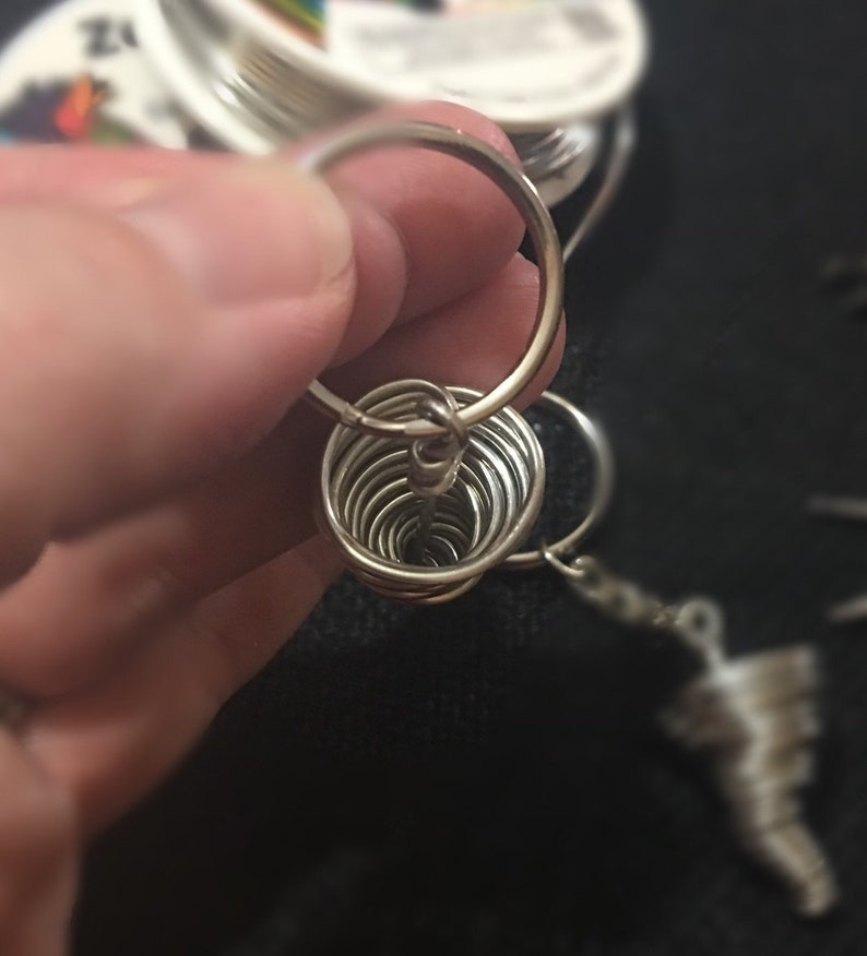 Tornado Keychain Storm Chaser Tornado Charm Tornado | Etsy