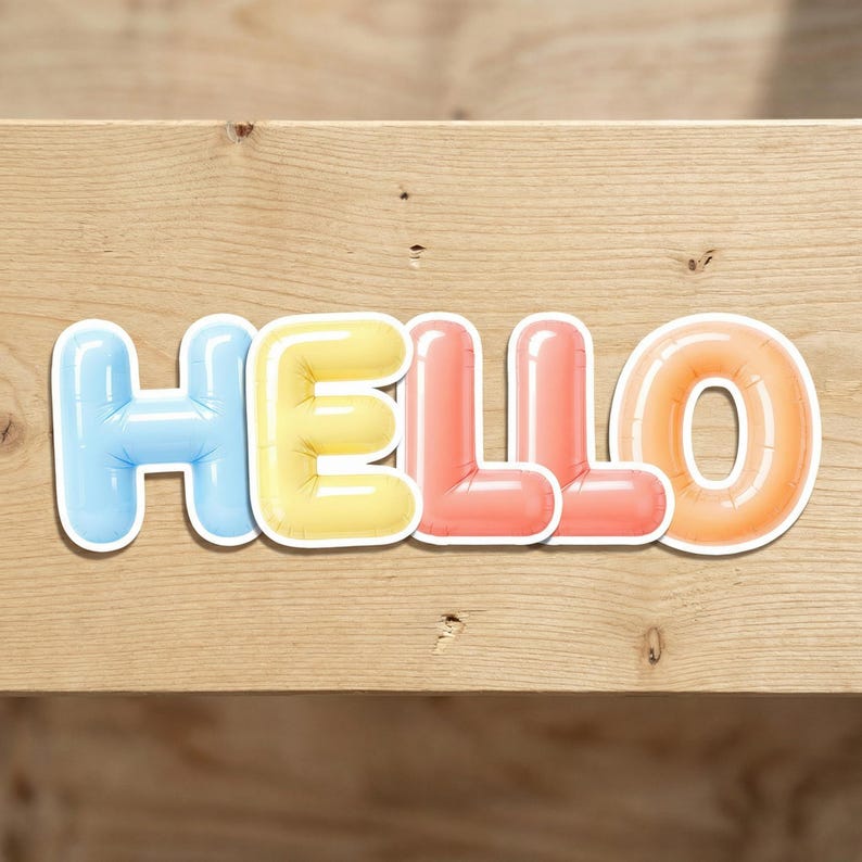 3D Pastel Kawaii Bubble Letters Alphabet Sticker Sheet Png for ...
