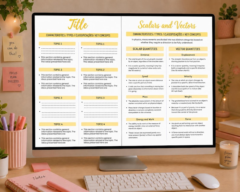 Active Recall Study Template, Digital Notes for Exam Prep, Canva ...