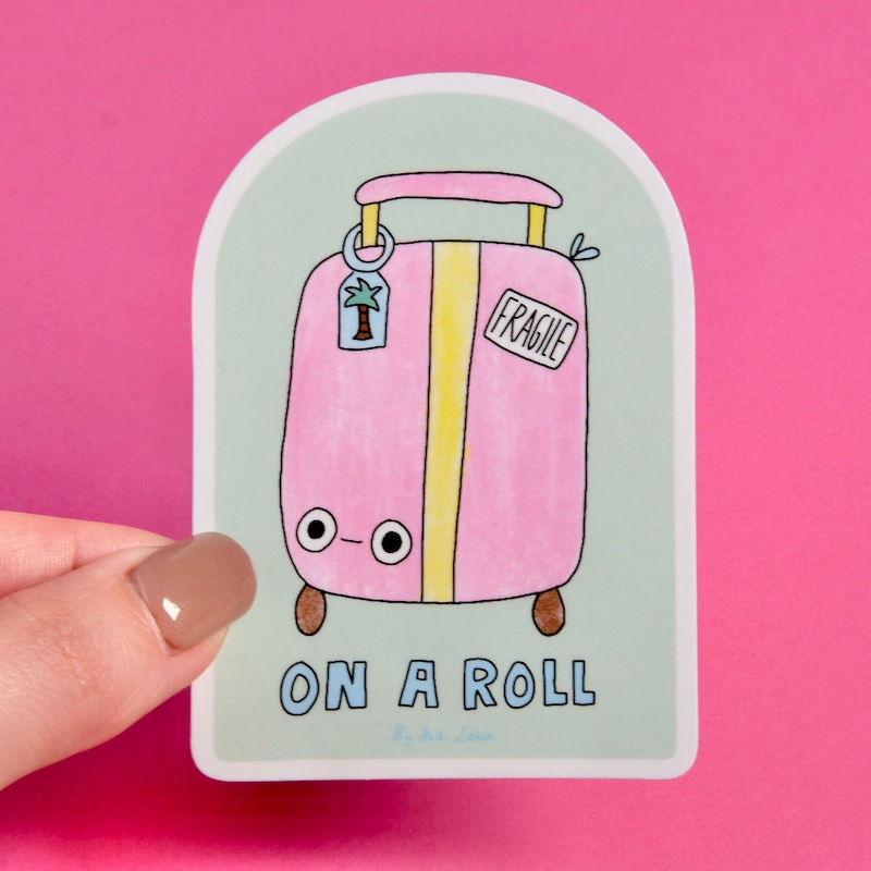 Suitcase Stickers - Etsy UK
