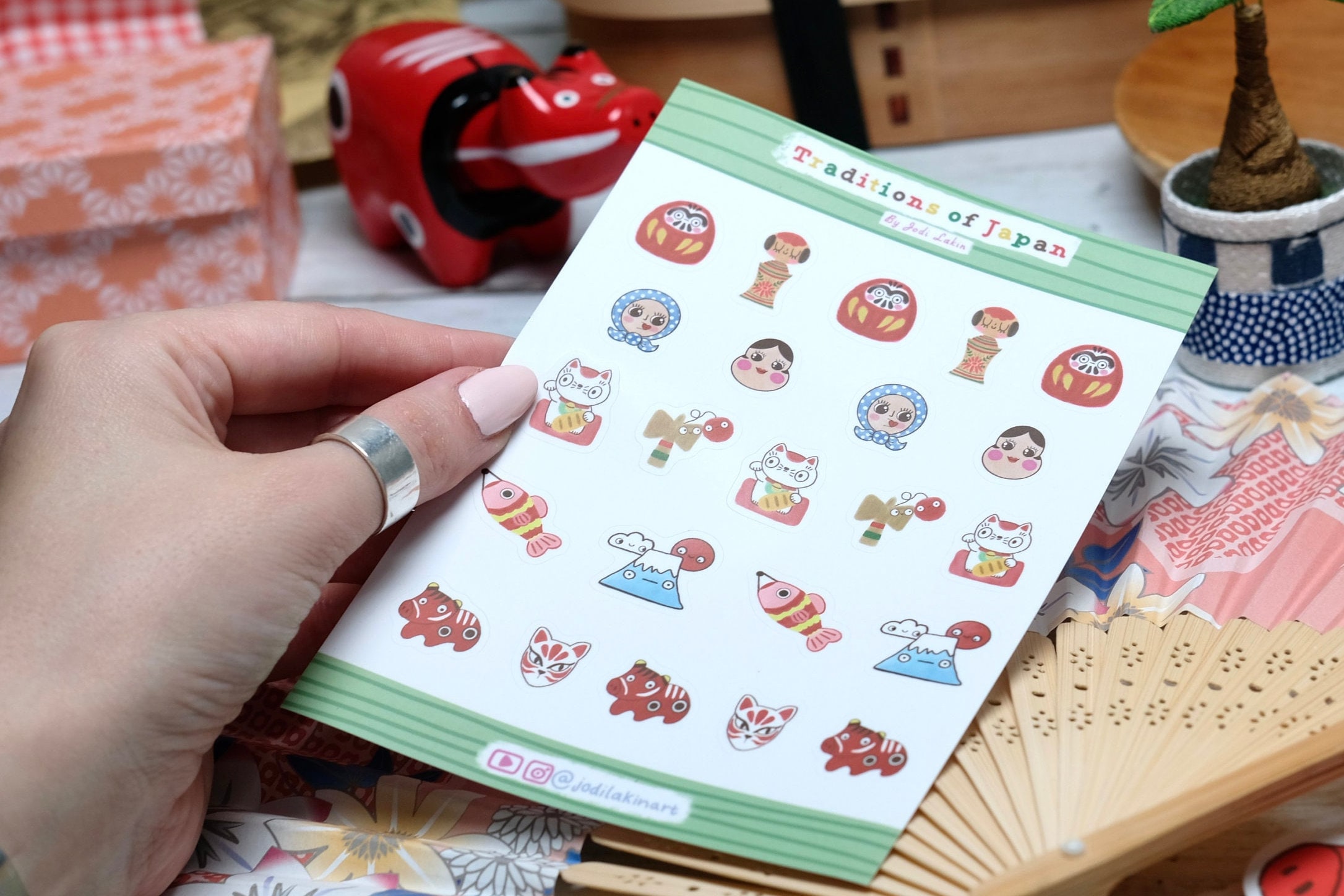 Japanese Sticker Sheet, Bullet Journal Stickers, Planner Stickers ...
