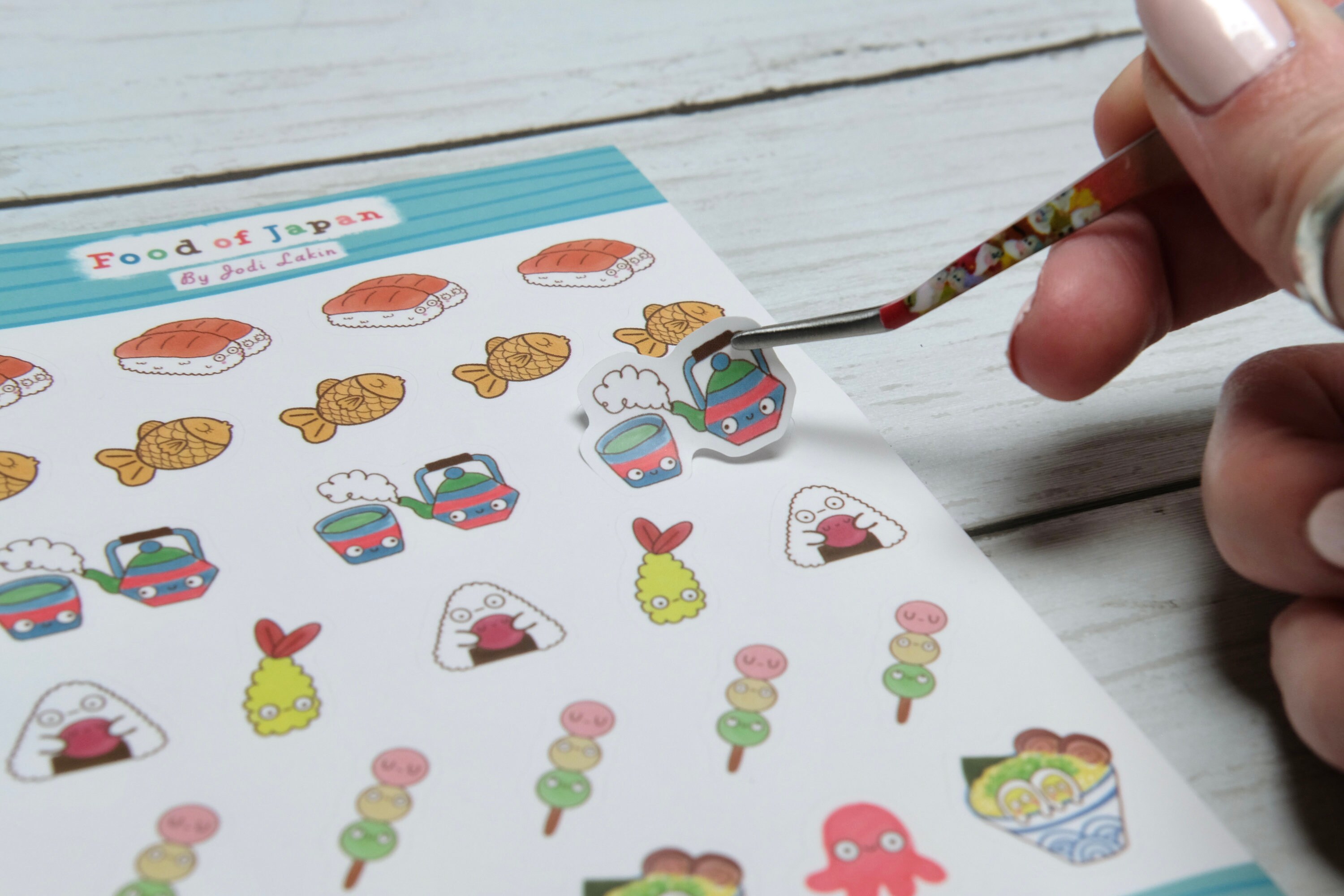 Japanese Sticker Sheet, Bullet Journal Stickers, Planner Stickers ...