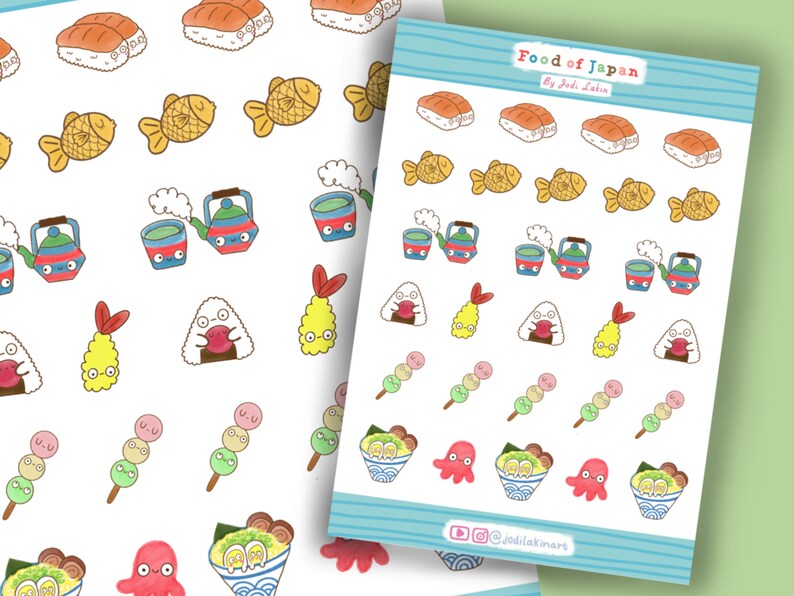 Japanese Sticker Sheet, Bullet Journal Stickers, Planner Stickers ...