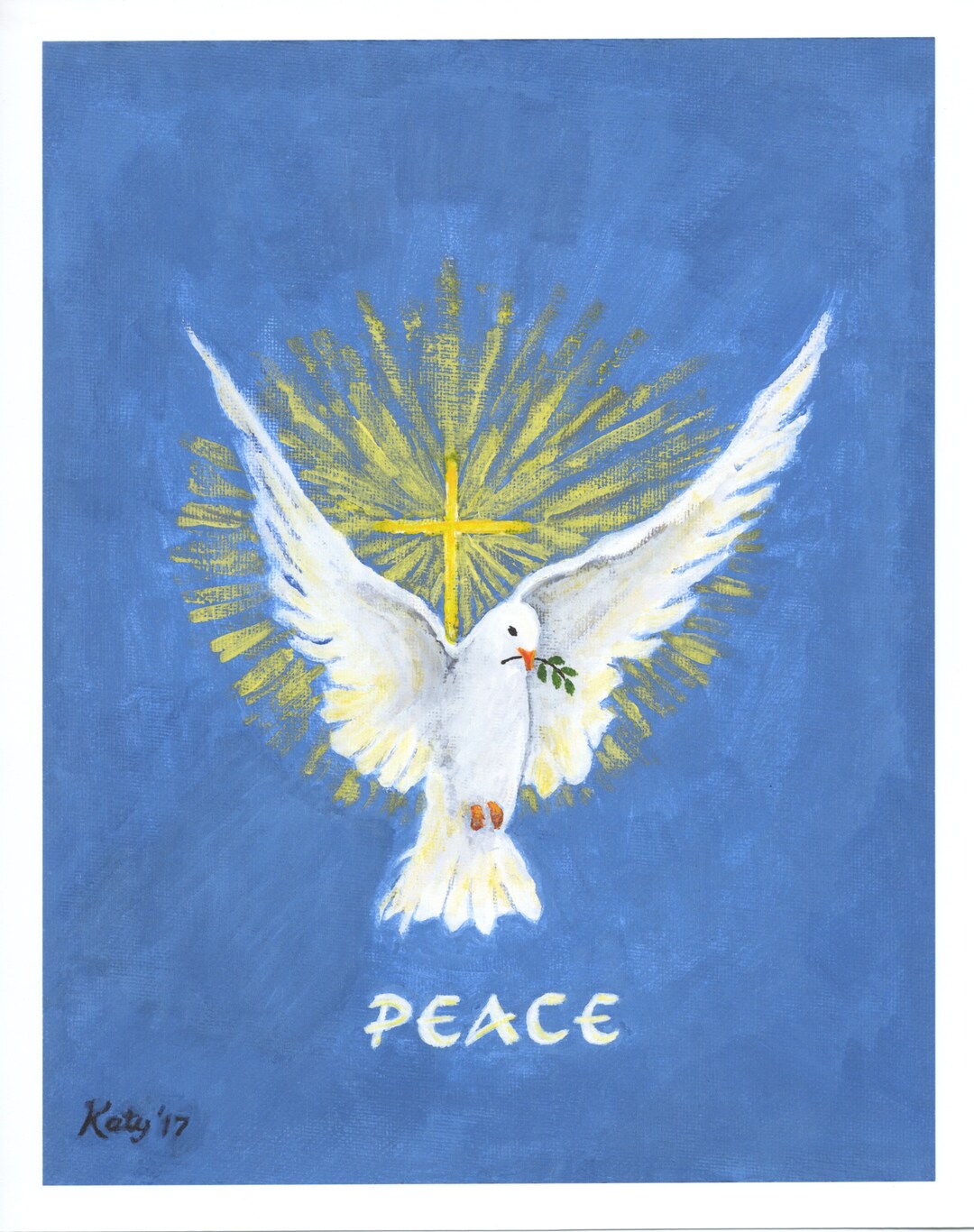 Peace Dove Giclee Print - Etsy