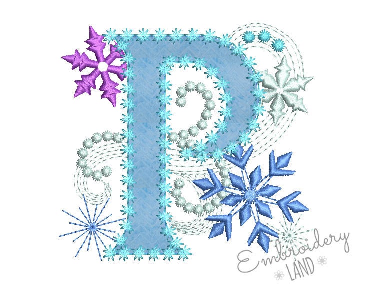 Sewing & Fiber Craft Supplies & Tools Ice Princess Letter H Frozen ...