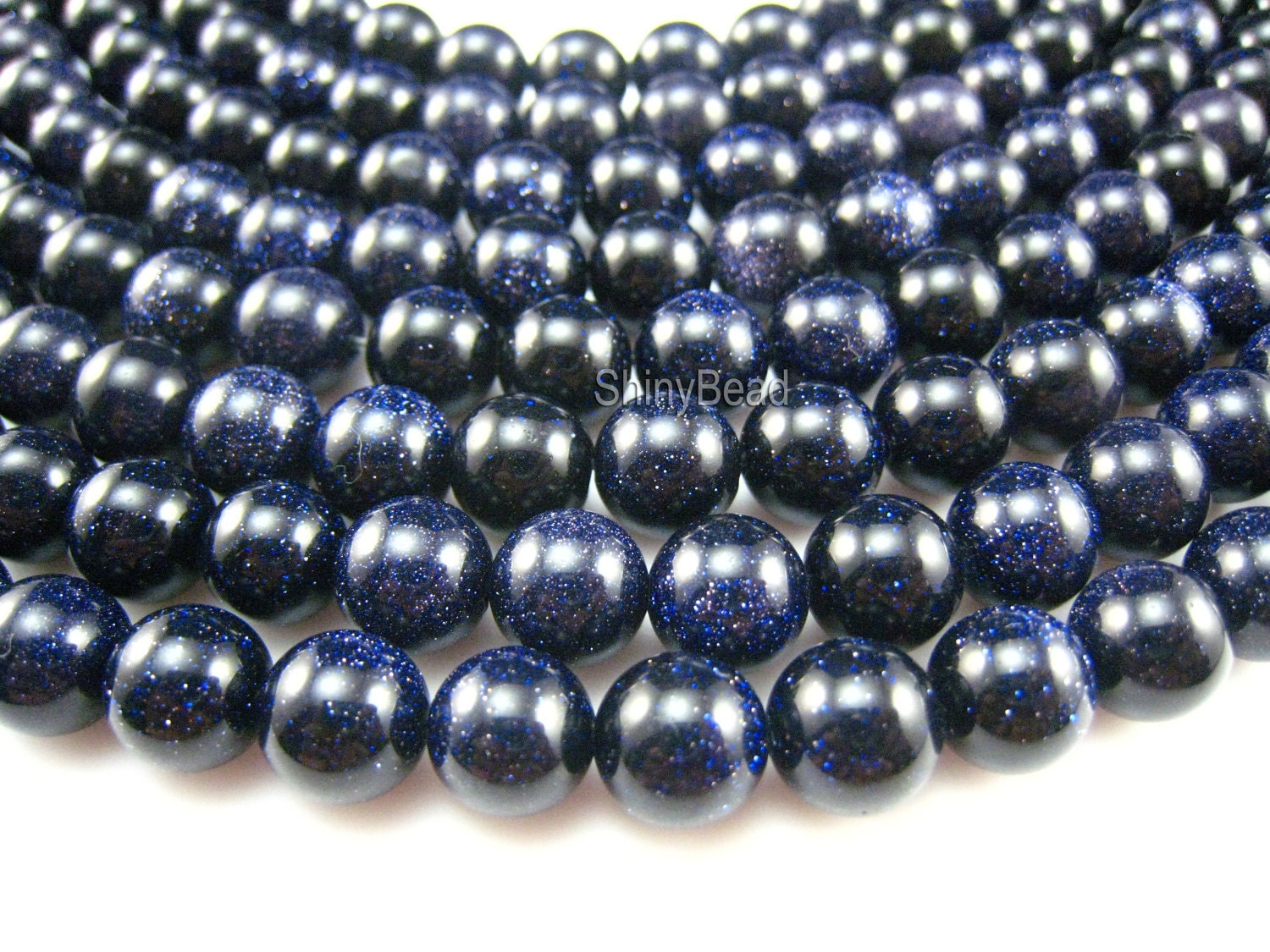 Grès Pierre perle, bleu 10mm, 15 pouces - Etsy France