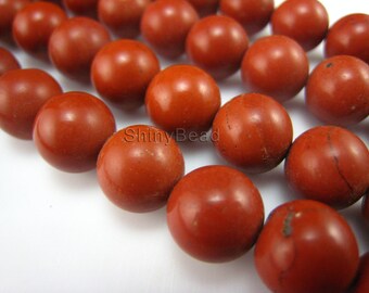 12mm Red Magnesite Gemstone Beads 15.5 Inch Strand Round - Etsy