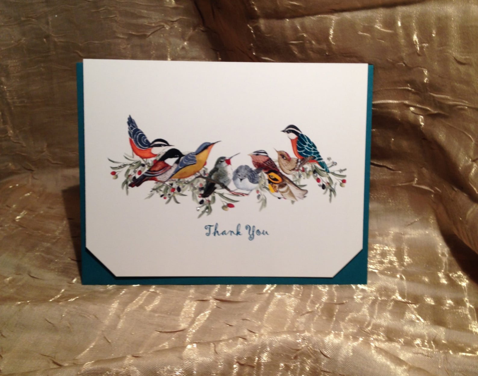 Gift Box of 10 Thank You Cards With Little Birds~chickadee~nuthatch ...