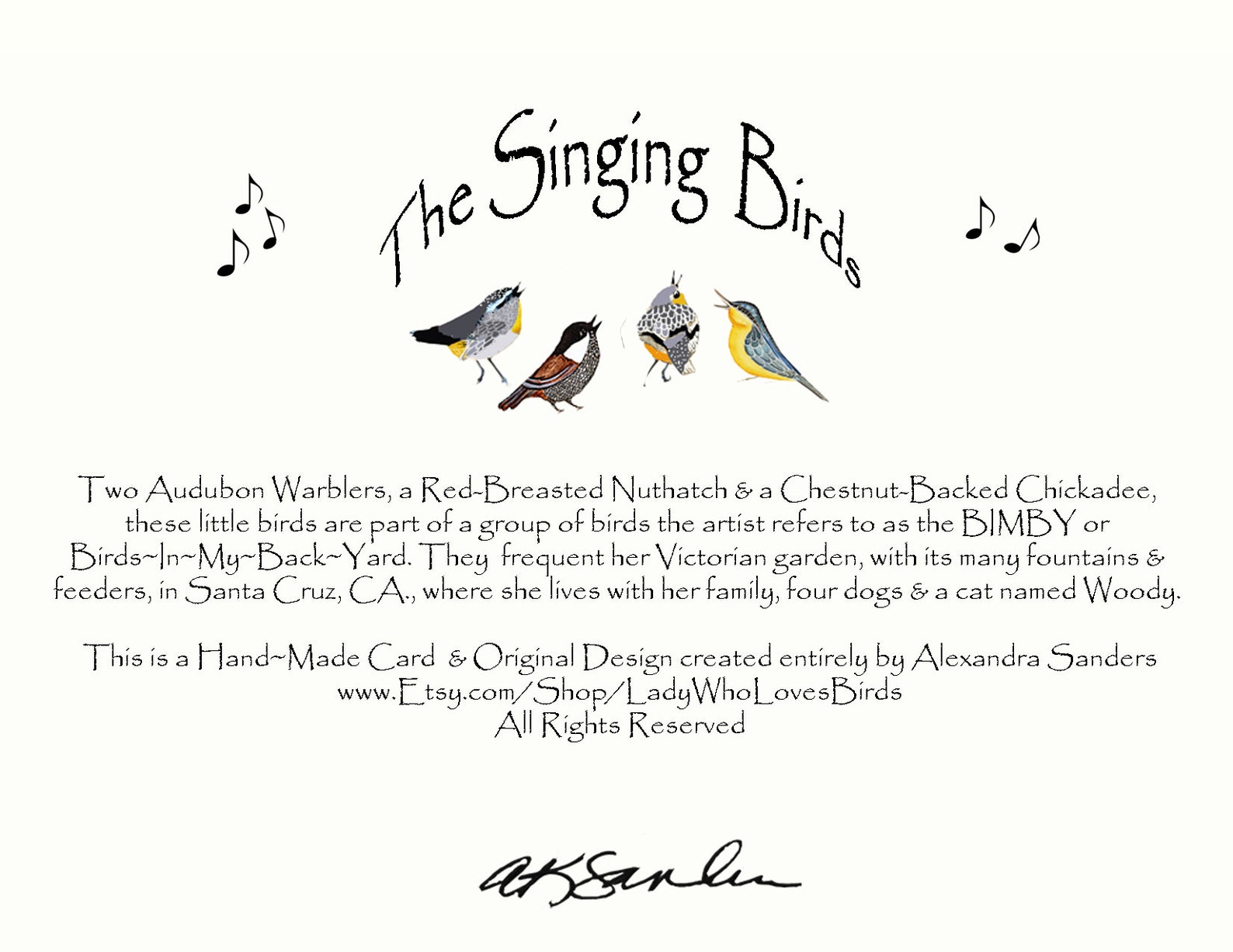 Gift Box of 10 Little Birds Singing Greeting Cards10 - Etsy