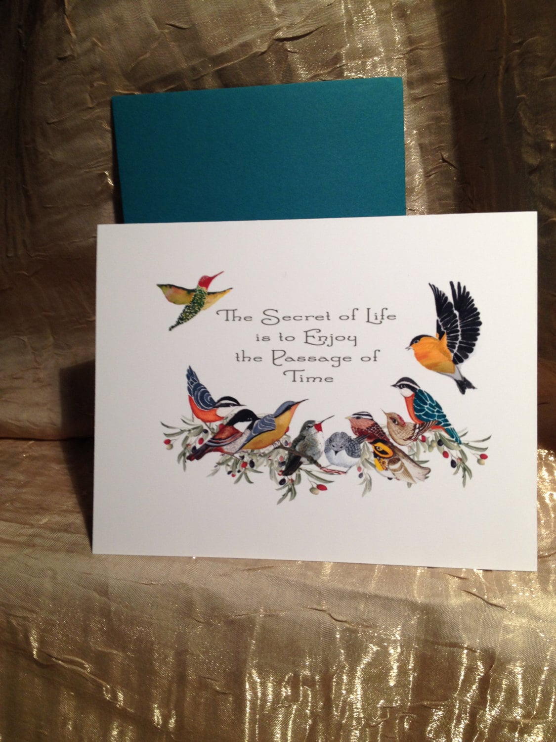 Inspirational Bird Lover Greeting Cards Secret of Life - Etsy