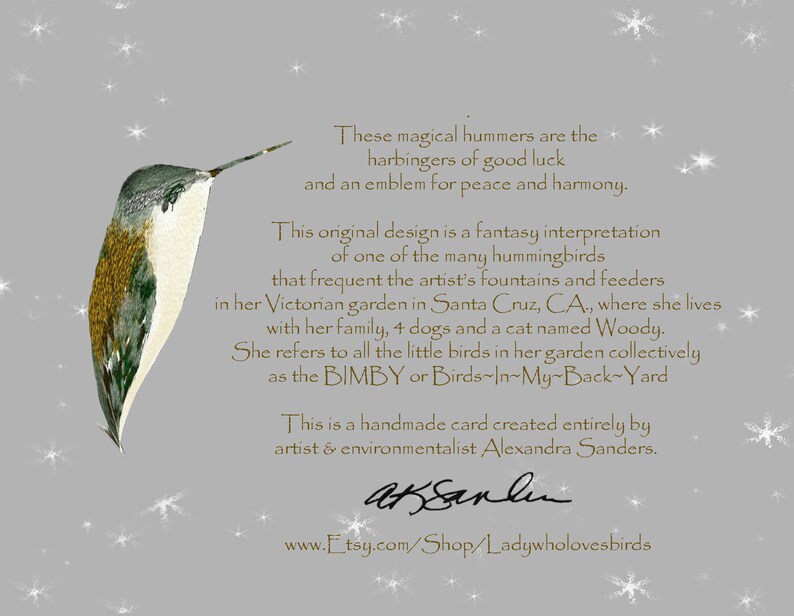 Birthday Fantasy Hummers Cardsgood Luck Hummingbirds Birthday - Etsy