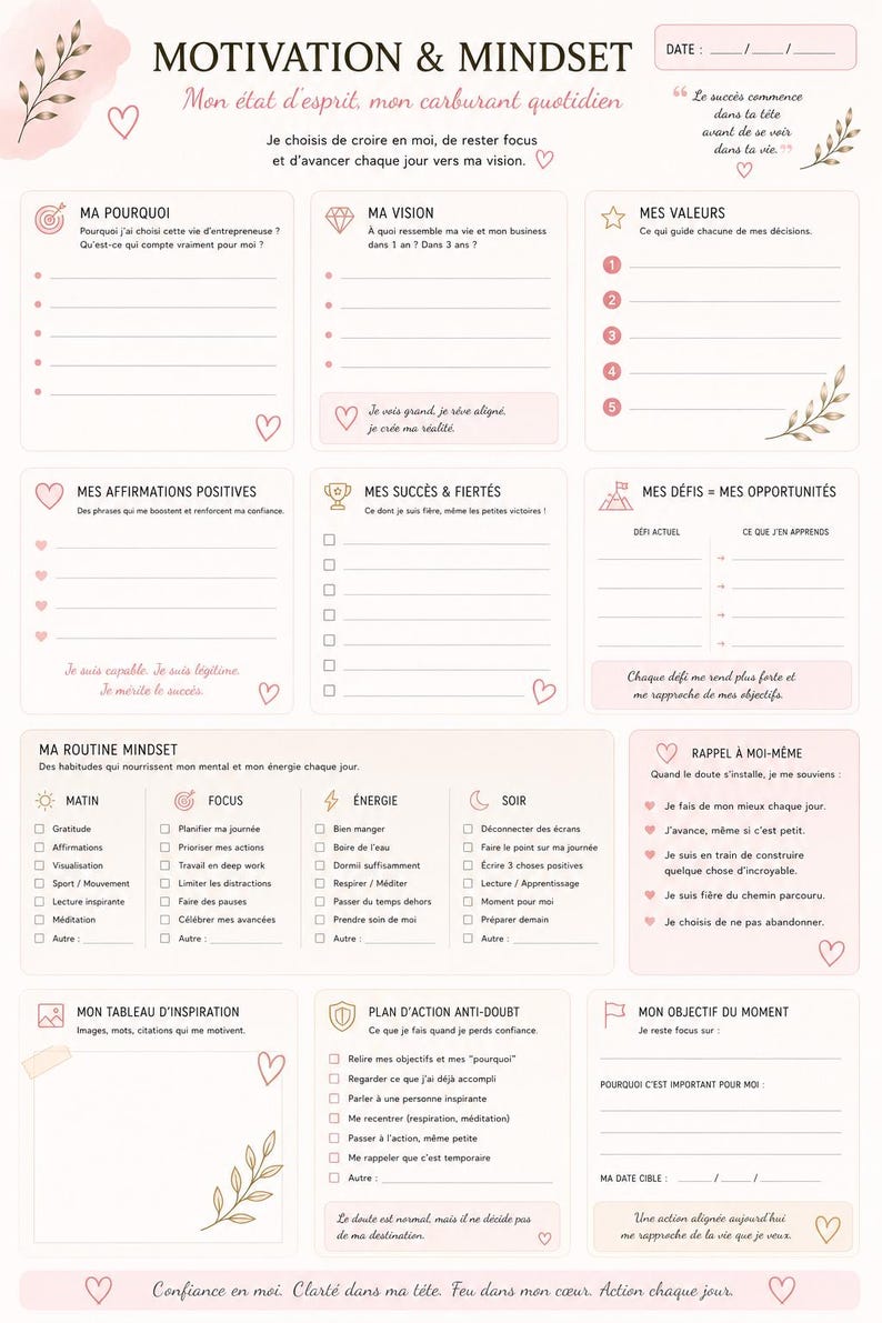 Planner for Self-employed Moms With Erasable Marker. - Etsy
