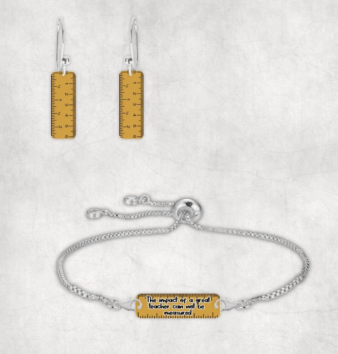 DIGITAL FILE Ruler Rectangle Jewelry Set Digital Design for Sublimation ...