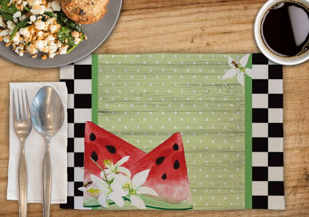 DIGITAL FILE Watermelon #1 Place Mat Digital Design for Sublimation - Etsy